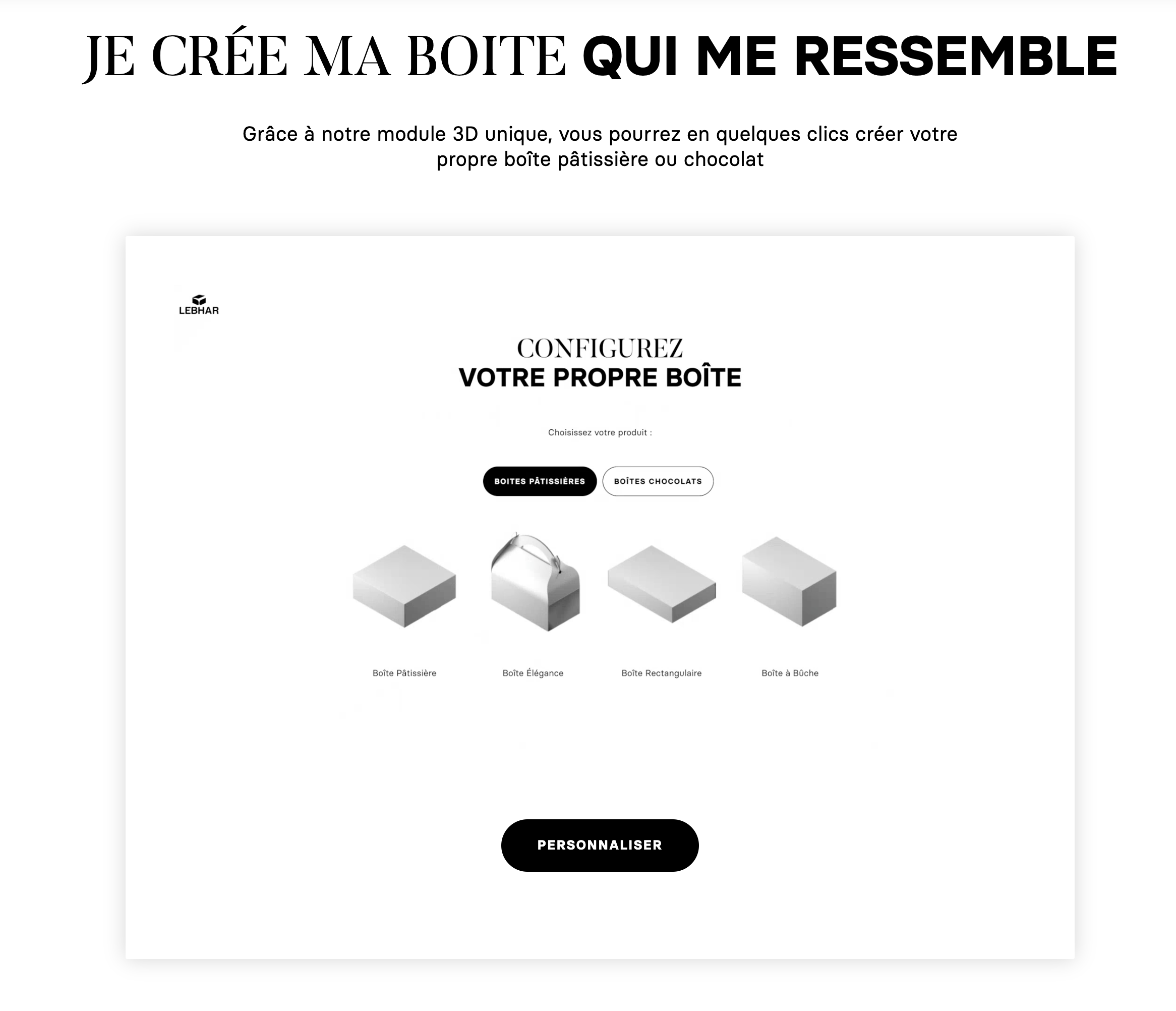 Créez des emballages uniques avec le Configurateur 3D de Lebhar ! - Lebhar