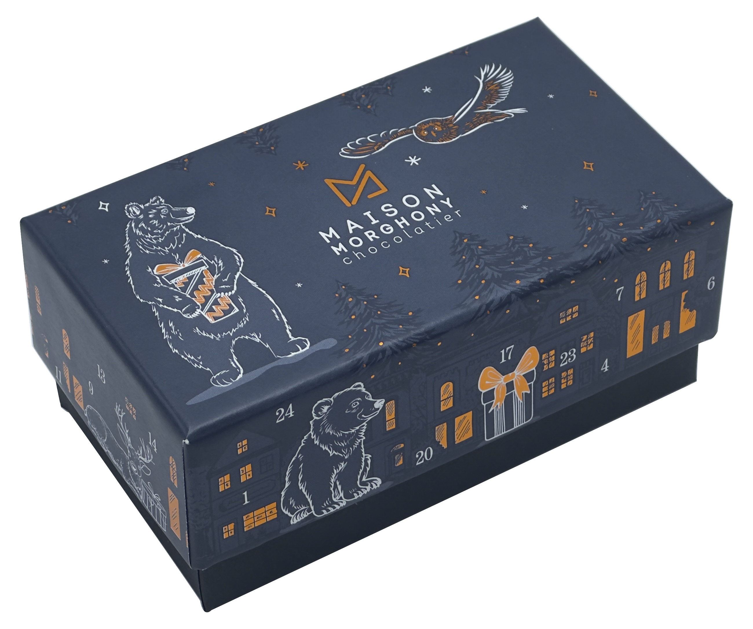 Chocobox rigide "Du bonheur pour les fêtes" 2025 - Lebhar
