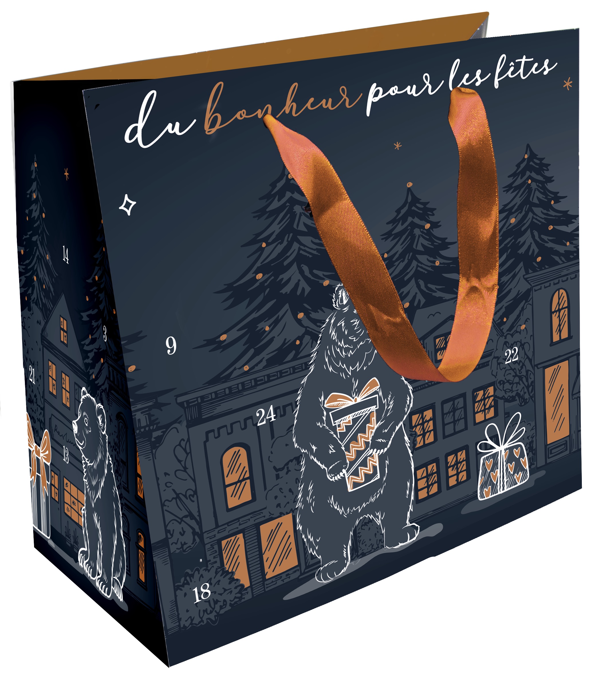 Sac luxe « Du bonheur pour les fêtes » 2025 - Lebhar